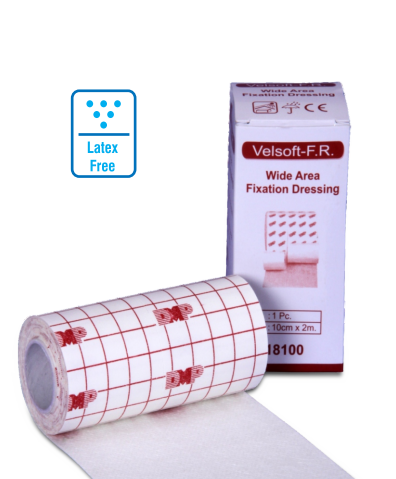 Velsoft-FR Fixing Roll For Wide Area Fixation of Wound Dressing